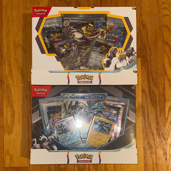 Pokemon | Toys | Pokemon Tcg Melmetal And Black Kyurem Gx Box Set 8 ...